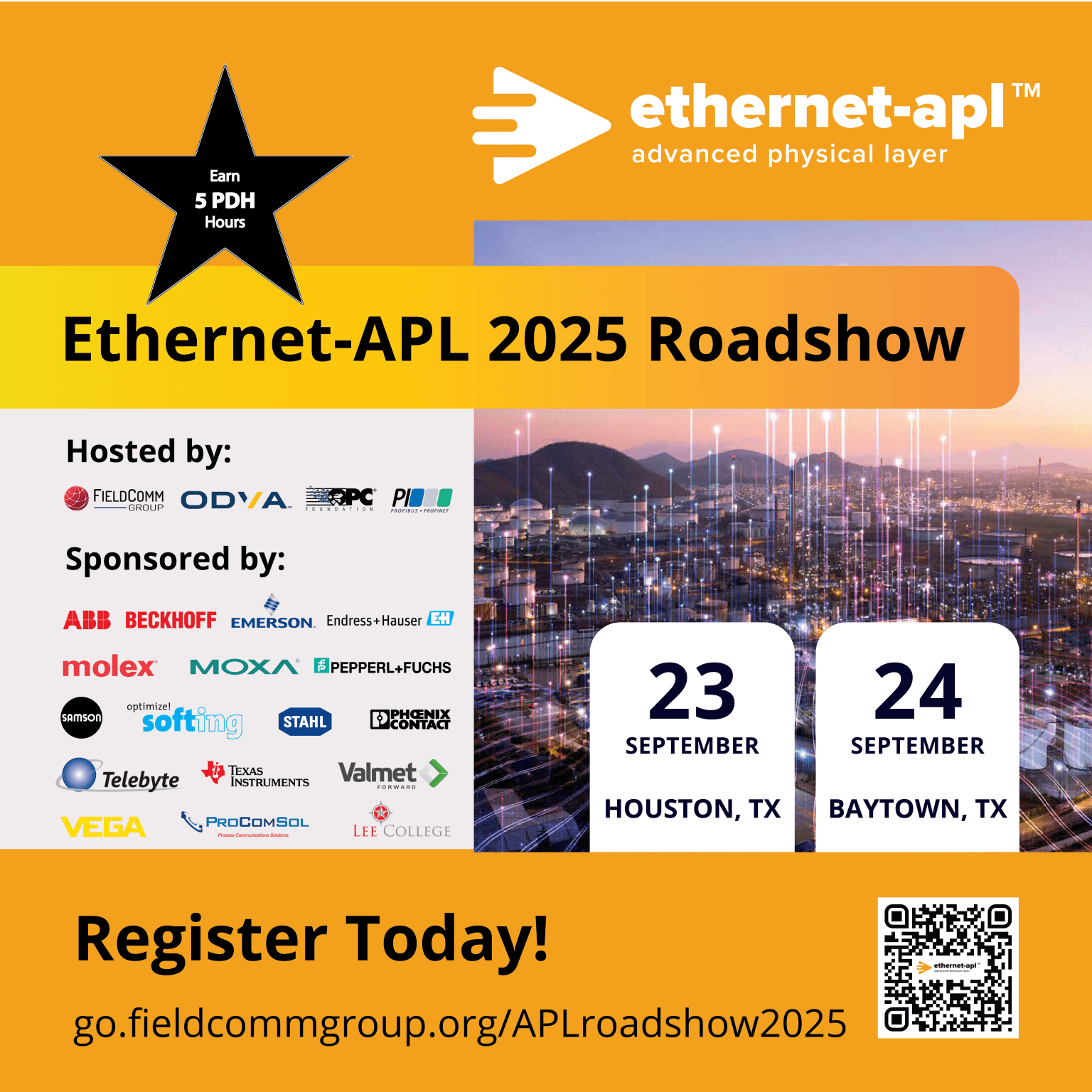 Ethernet-APL 2025 Roadshow (Houston | Baytown) - Ethernet APL
